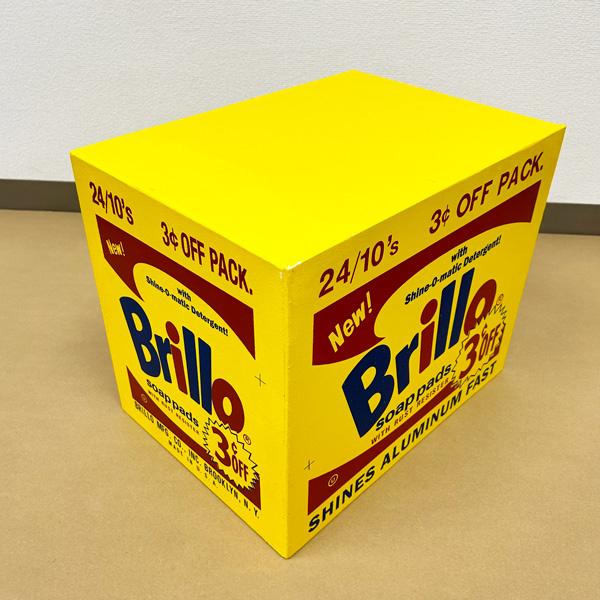 アンディ・ウォーホル / ANDY WARHOL “ ブリロ・ソープ・ボックス BRILLO SOAP BOX_YELLOW ” リプロダクション・スクリーンプリント・インスタレーション ...