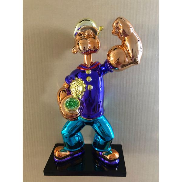 ジェフ・クーンズ / JEFF KOONS “ POPEYE ポパイ ” クローム・フィニッシュ・レプリカ・スカルプチャー : The Good Old Things - 通販 - Yahoo ...