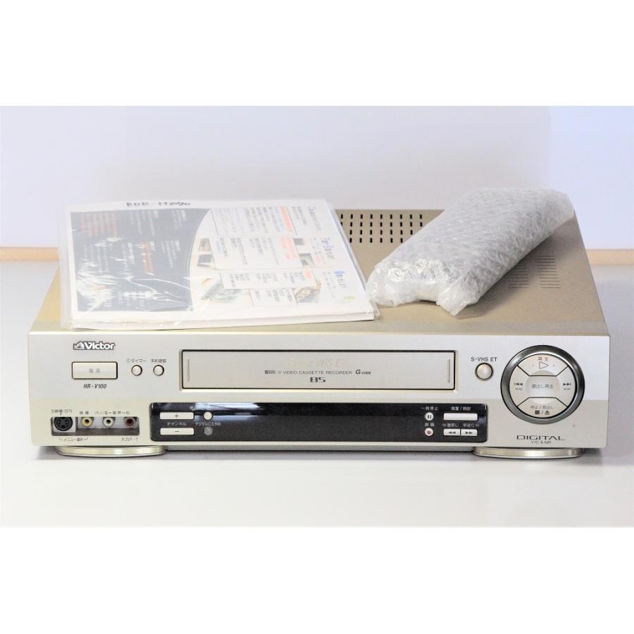 Victor ビクター S-VHS ビデオデッキ HR-V100 【中古品】 : b007liw2yq-ug : サンクス電機 ヤフーショップ - 通販 - Yahoo!ショッピング