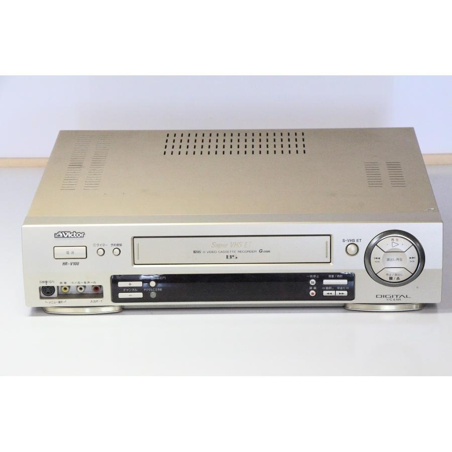Victor ビクター S-VHS ビデオデッキ HR-V100 【中古品】 : b007liw2yq-ug : サンクス電機 ヤフーショップ - 通販 - Yahoo!ショッピング