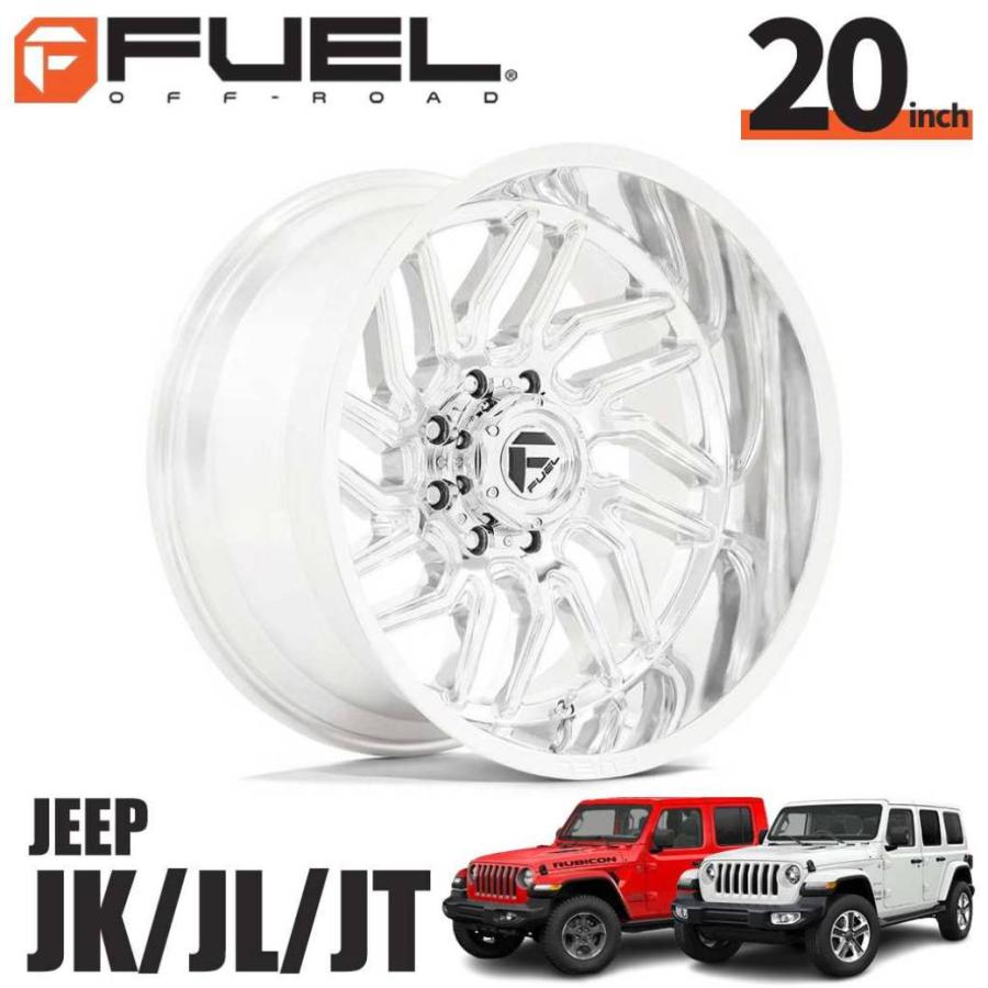 [FUEL OFFROAD]20インチアルミホイール 1本 D809 HURRICANE 20×10J -18 ジープ JK/JLラングラー ...