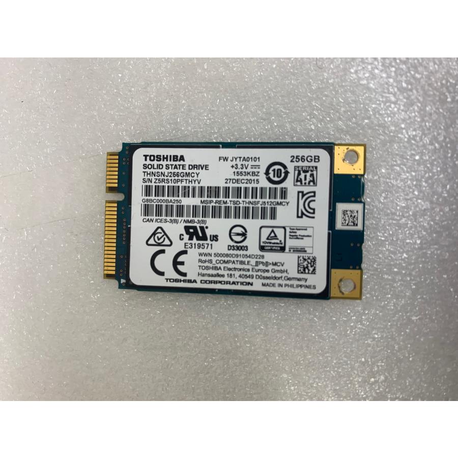TOSHIBA msata ssd 256gb toshiba 東芝 THNSNJ256GMCY THNSNJ256GMCU 中古 使用時間様々 : サンクスジェピ - 通販 - Yahoo ...
