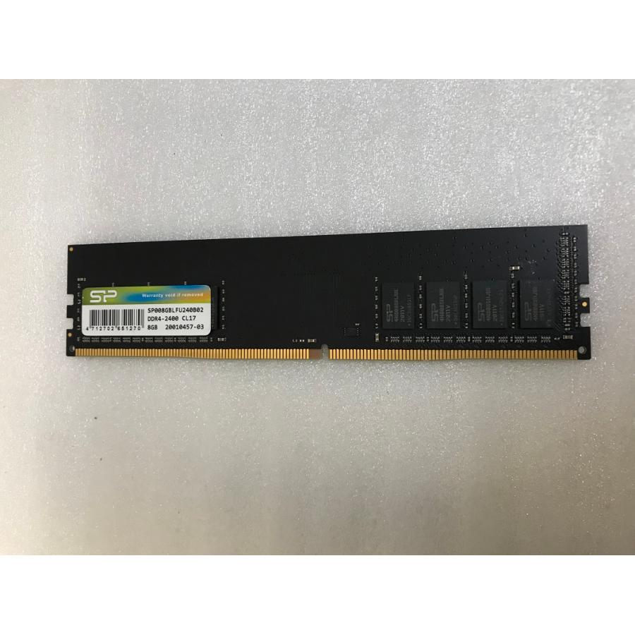 SP PC4-2400 8GB DDR4デスクトップ用メモリ PC4-19200 8GB DDR4 DESKTOP RAM 中古動作確認済み ...