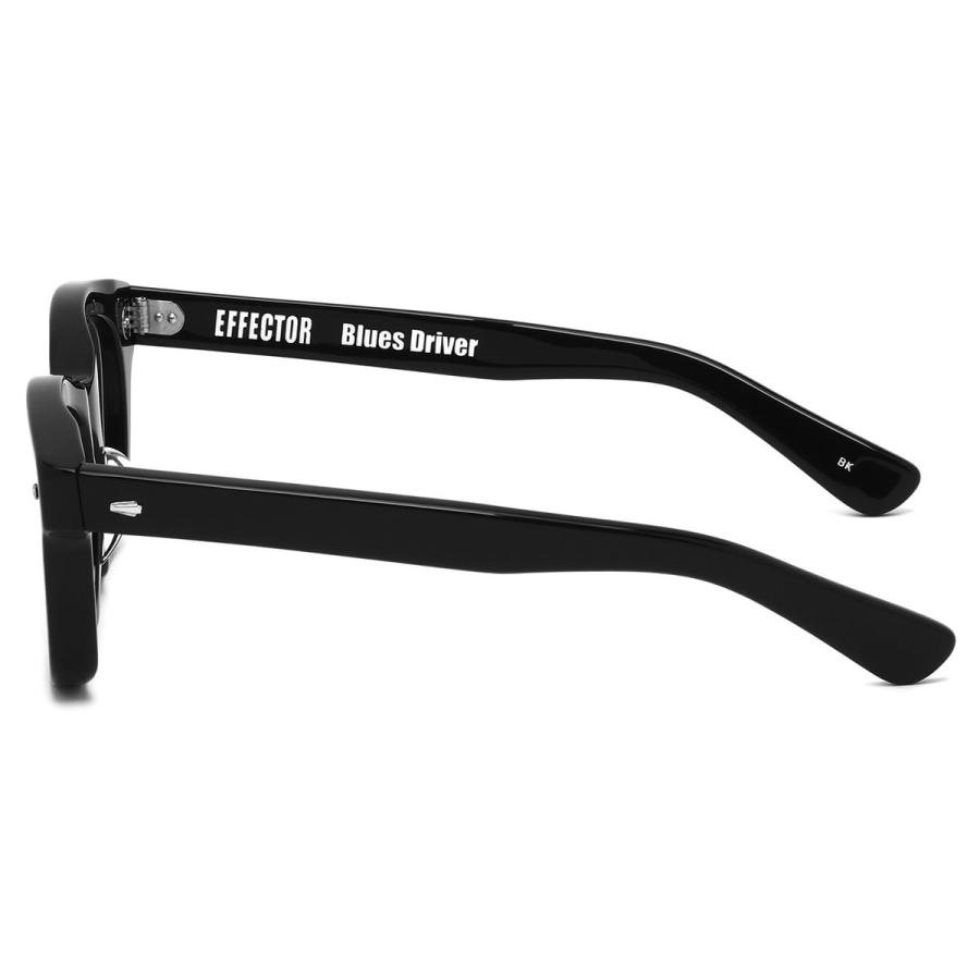 EFFECTOR（エフェクター） メガネ Blues Driver BK 48サイズ Blues Driver ブルースドライバー ウェリントン 日本製 UVカット仕様 伊達メガネレンズ付 ...