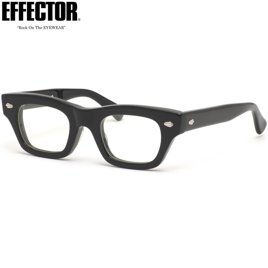 EFFECTOR（エフェクター） メガネ check BK 48サイズ CHECK チェック 日本製 UVカット仕様伊達メガネレンズ付 : メガネ・サングラスのThats - 通販 ...