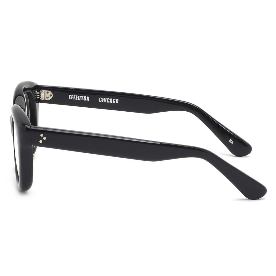 EFFECTOR エフェクター メガネ 紫外線カットレンズセット CHICAGO BK 47サイズ : メガネ・サングラスのThats - 通販 - Yahoo!ショッピング
