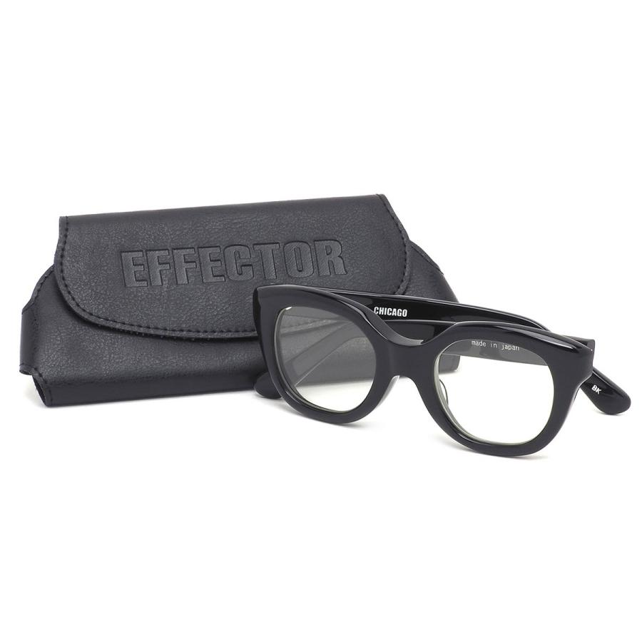 EFFECTOR エフェクター メガネ 紫外線カットレンズセット CHICAGO BK 47サイズ : メガネ・サングラスのThats - 通販 - Yahoo!ショッピング