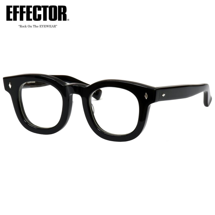 EFFECTOR エフェクター メガネメガネ 紫外線カットレンズ付き COMODO BK 46 : メガネ・サングラスのThats - 通販 - Yahoo!ショッピング
