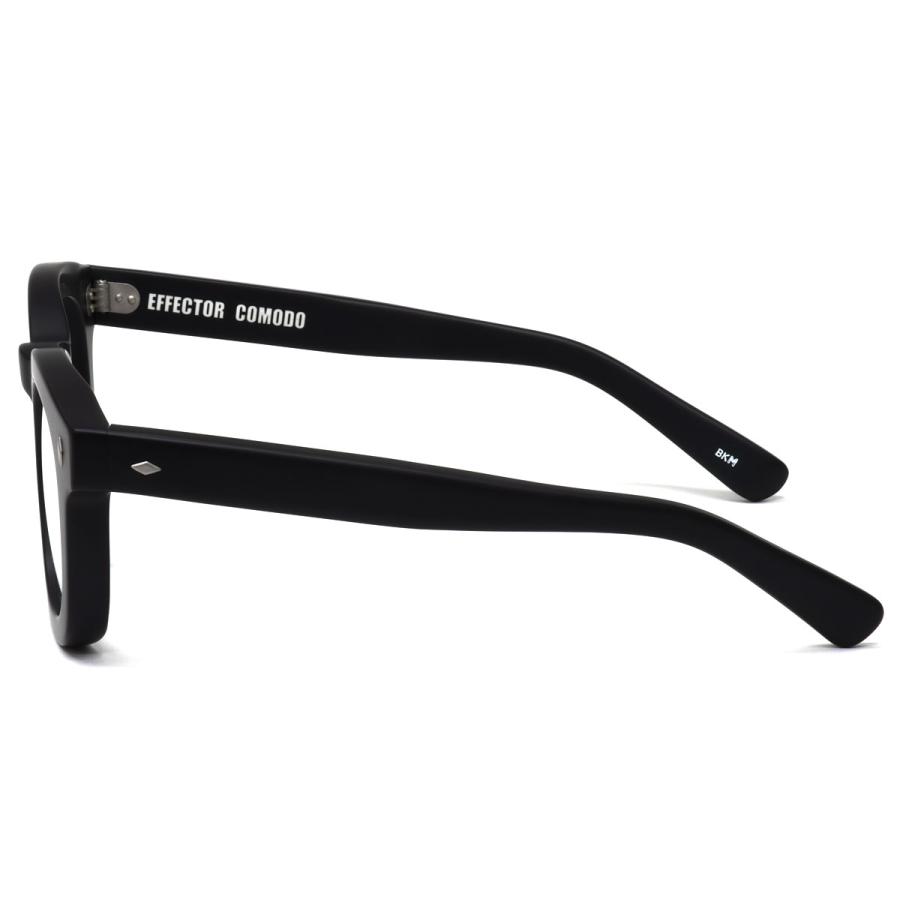 EFFECTOR（エフェクター） メガネメガネ 紫外線カットレンズ付き COMODO BKM 46 EFFECTOR : メガネ・サングラスのThats - 通販 - Yahoo!ショッピング