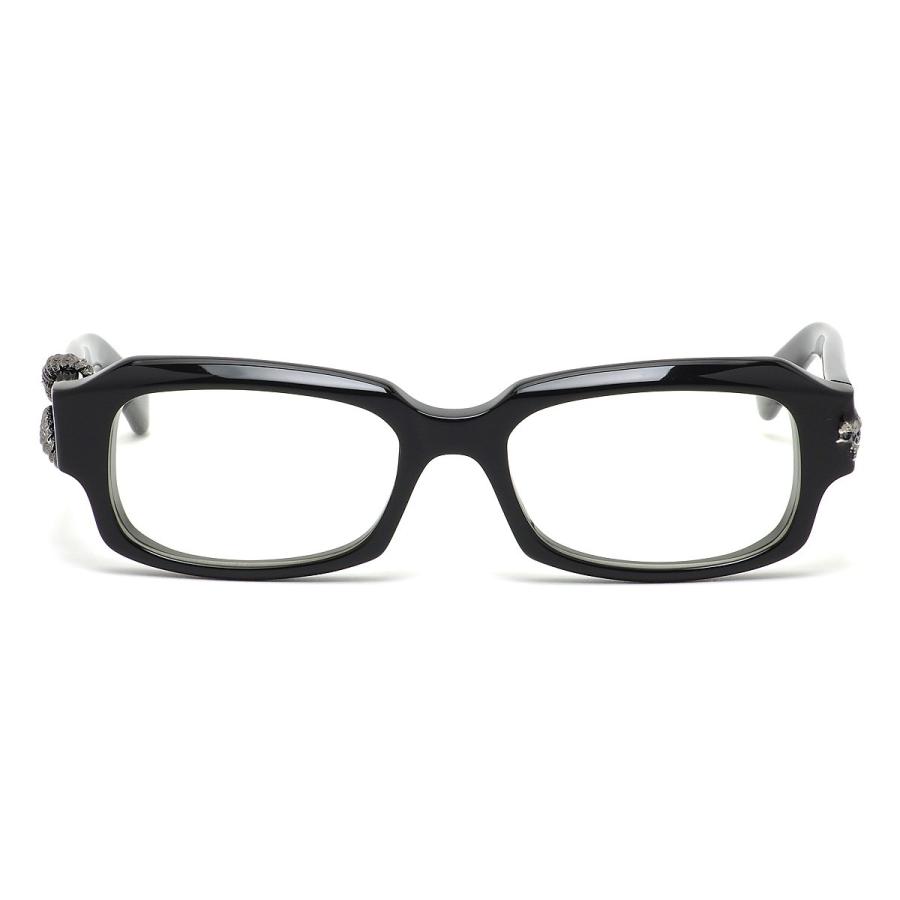 EFFECTOR × GIGOR エフェクター メガネ II BK 55サイズ octaver ジゴロウ 2 オクターバー コラボ 日本製 UVカット仕様伊達メガネレンズ付 : メガネ ...