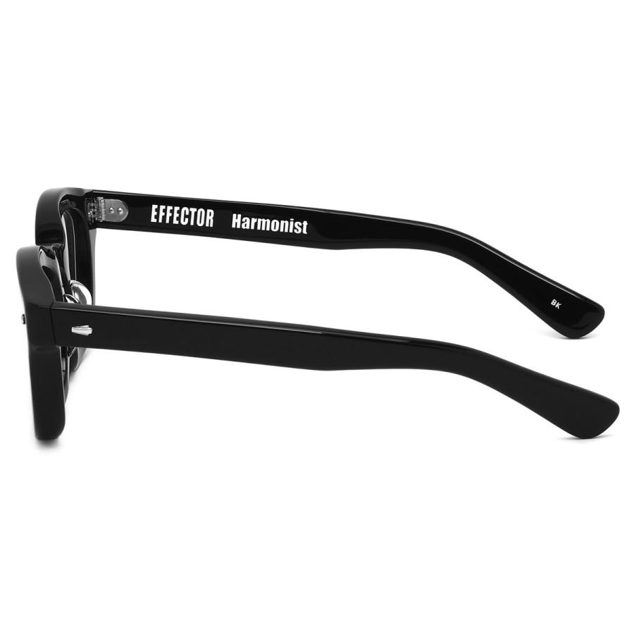 EFFECTOR エフェクター メガネ Harmonist BK 48サイズ HARMONIST ハーモニスト ボストン 日本製 UVカット仕様 伊達メガネレンズ付 : メガネ・サングラスの ...