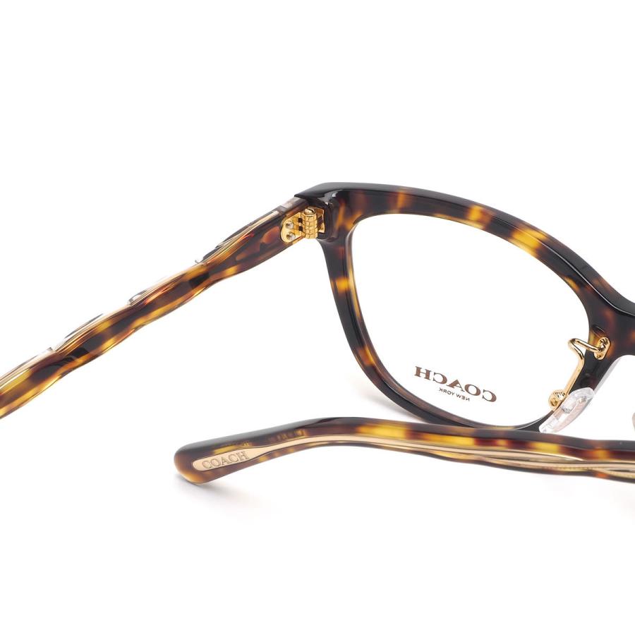 COACH コーチ HC6186F 5120 53 メガネ デミ ハバナ べっ甲 トータス フォックス キャッツアイ メンズ レディース ...