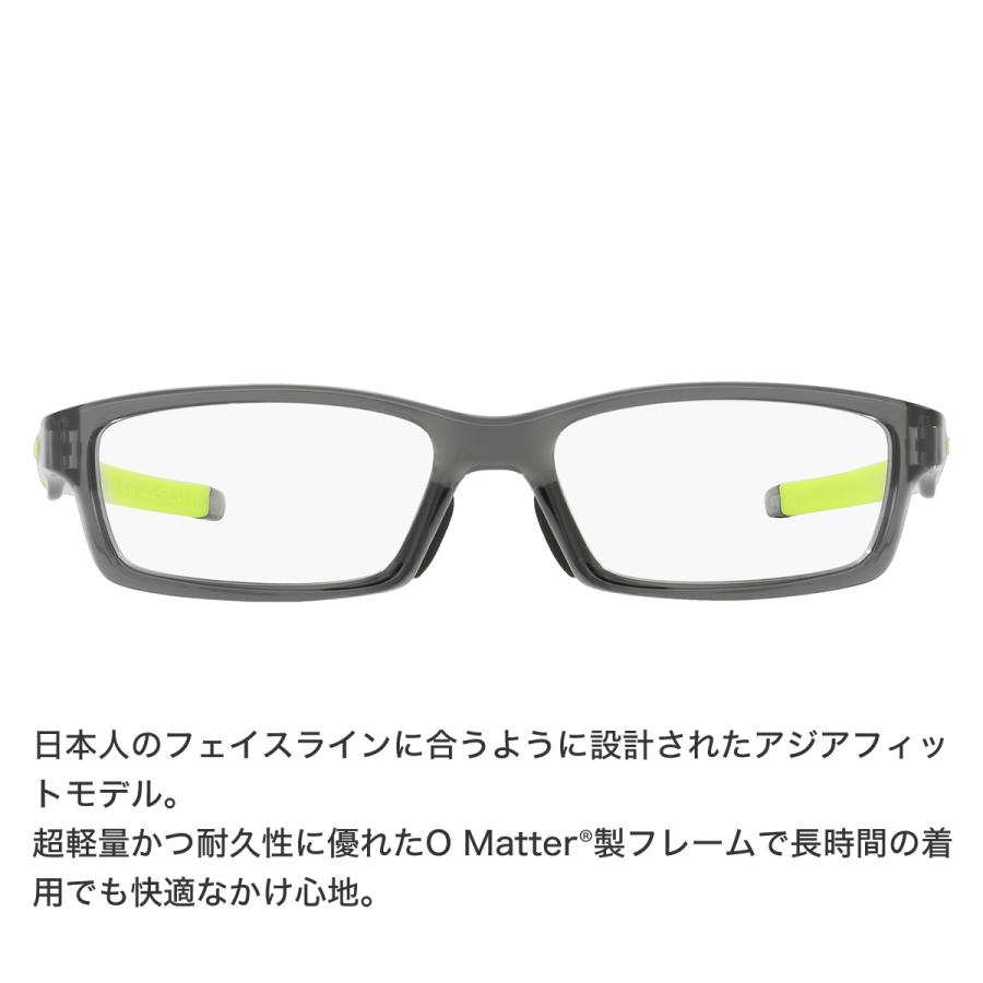 オークリー メガネフレーム OX8118 02 56サイズ OAKLEY CROSSLINK クロスリンク Polished Grey ...