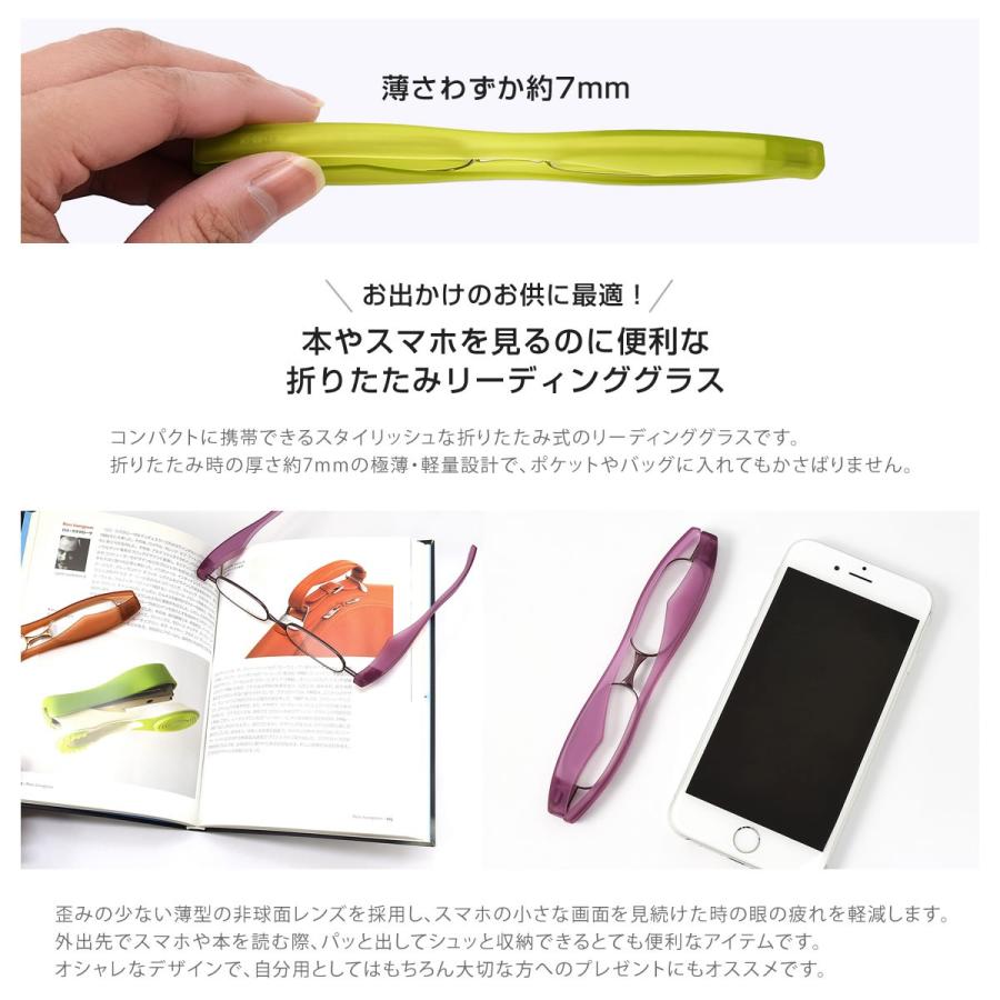 【ネコポス：2個まで】 ポッドリーダー スマート POD READER SMART podreader 折りたたみ 携帯 コンパクト リーディ [ACC] : メガネ・サングラスのThats ...