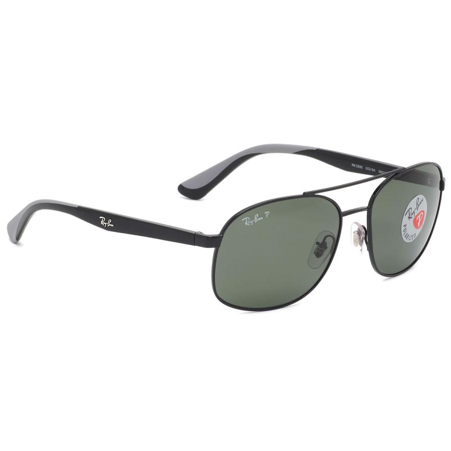 Ray-Ban レイバン サングラス RB3593 002/9A 58サイズ ダブルブリッジ ツーブリッジ ラバー コンビネーション ...