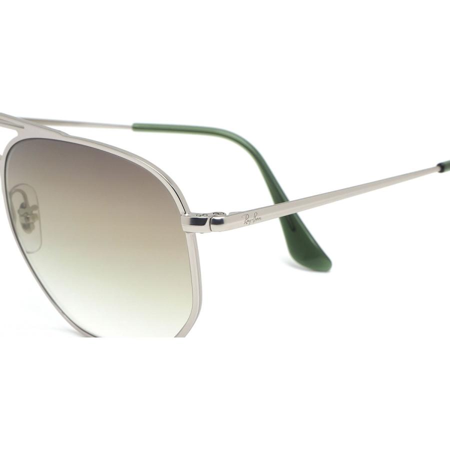 Ray-Ban レイバン サングラス RB3609 91420R 54サイズ 銀 緑 グラデーションレンズ ヘキサンゴン 六角形 ダブ ...