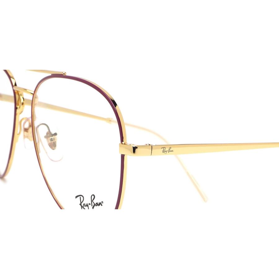 Ray-Ban（レイバン） メガネ RX6413 2982 56サイズ AVIATOR アビエーター ティアドロップ パイロット ダブル ...