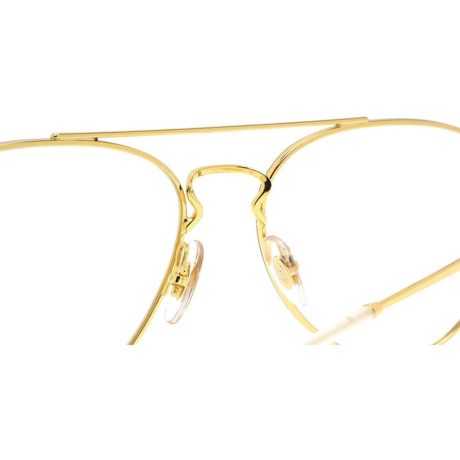 Ray-Ban（レイバン） メガネ RX6413 2982 56サイズ AVIATOR アビエーター ティアドロップ パイロット ダブル ...