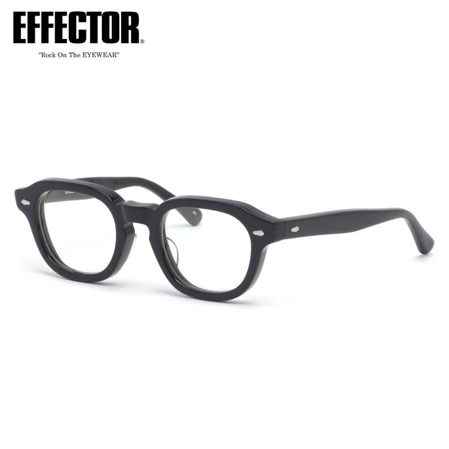 エフェクター メガネメガネ 紫外線カットレンズ付き SHOUT BK 47 EFFECTOR : メガネ・サングラスのThats - 通販 - Yahoo!ショッピング