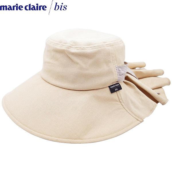 marie claire bis マリクレールビス チェック ギャザーハット ベージュ UV レディース 母の日 ギフト 婦人 帽子 春夏 232-058207 : ザ・カルチェラタンハット ...