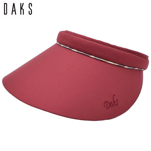 DAKS サンバイザー ダックス レディース 国産 日本製 UV 洗える レッド 赤 婦人 帽子 ゴルフ おしゃれ テニス UVカット 春夏秋冬 D7913 : ザ・カルチェラタンハット ...