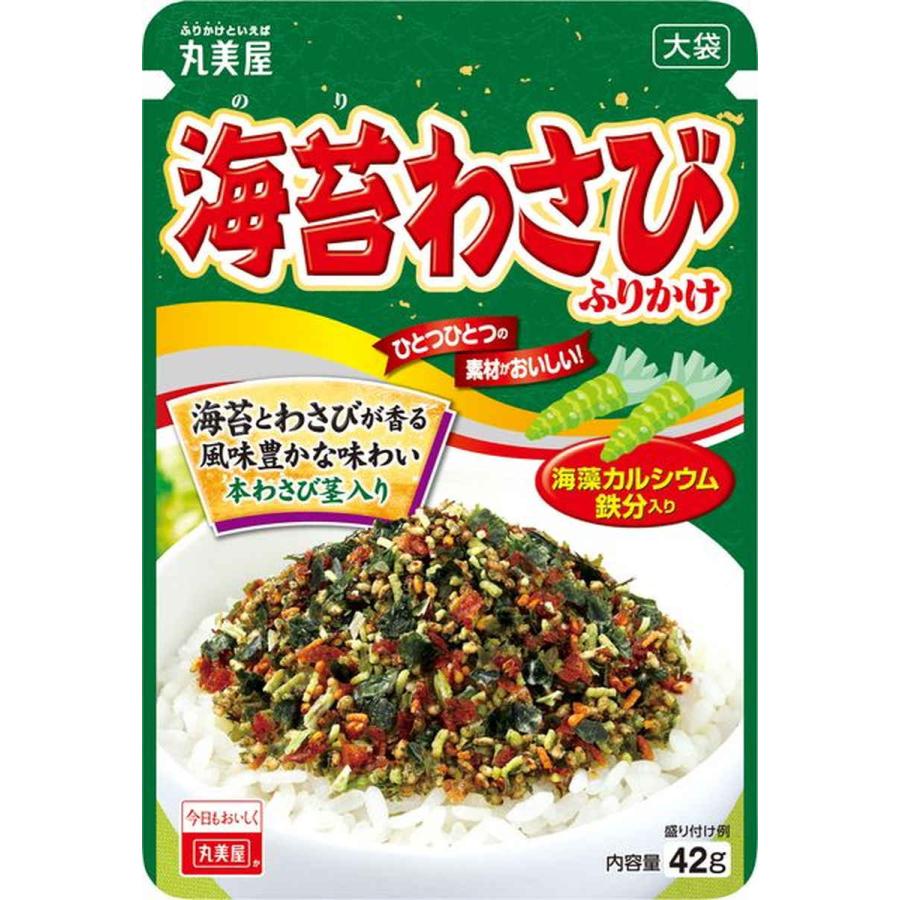 丸美屋 海苔わさびふりかけ 大袋 42g まとめ買い(×10)|4902820108125(tc)(011020) : スーパーフジの通販 FUJI netshop - 通販 - Yahoo ...