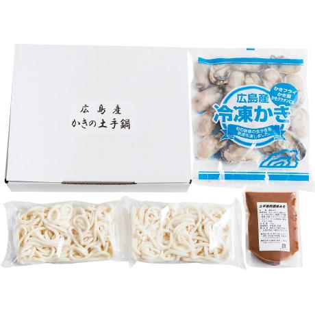 お歳暮 ギフト 送料無料 広島県漁業協同組合連合会 広島産かきの土手鍋セット R-DS-N : wgs-038-04019 : スーパーフジの通販 FUJI netshop - 通販 ...