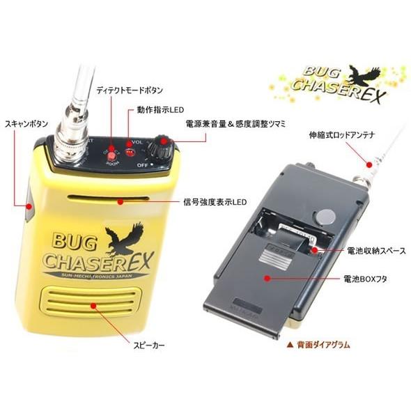 デュアルモード盗聴発見機 バグチェイサーEX BUG CHASER EX :BUG-CHASER-EX:セキュリティ王 ヤフー店 - 通販 - Yahoo!ショッピング