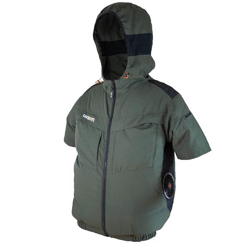 FUJITE 76-920 76サイドファン半袖フードジャケット : パック・ナンバーワンYahoo!店 - 通販 - Yahoo!ショッピング