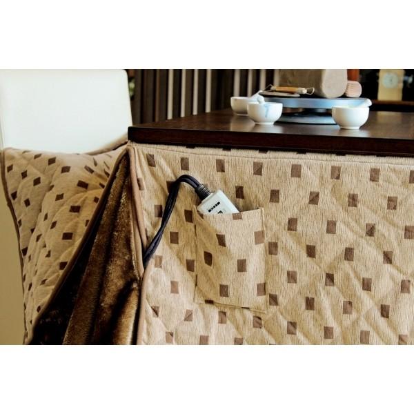 HAGiHARA（萩原） ハイタイプこたつ用薄掛け布団 トルタFH120 （幅