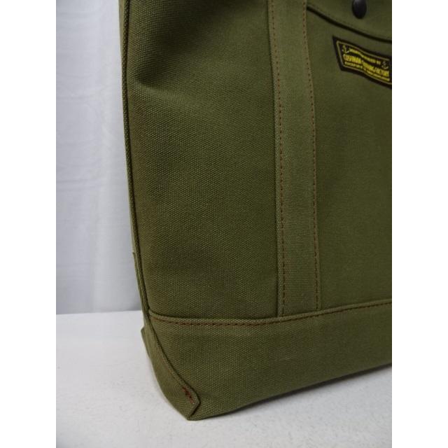 CUSHMAN（クッシュマン） CUSHMAN 29343 21oz ARMY DUCK TOTE BAG 肉厚 高密度 ダック生地 トート ...
