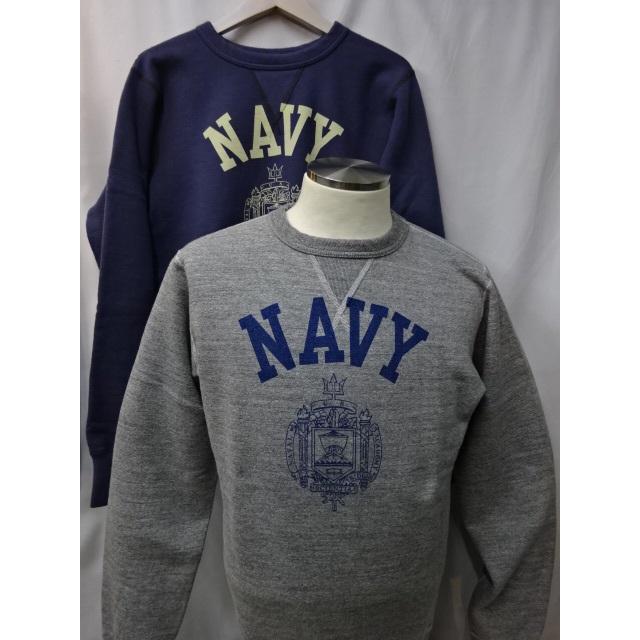 BUZZ RICKSON'S バズリクソンズ SET IN CREW NECK SWEAT SHIRT U.S.NAVY BR69339 スウェット セットイン ガゼット 裏起毛 丸胴 ...