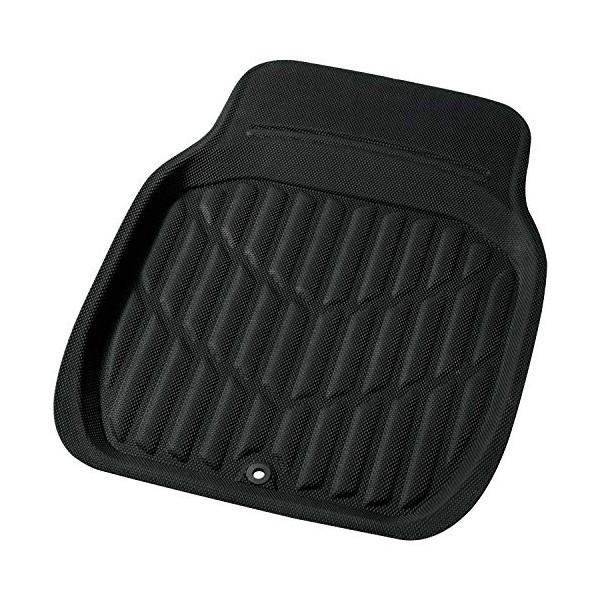 BONFORM 6448-31BK カ―マット エックスギア 軽自動車 フロント 1枚 防水 丸洗いOK ズレ防止加工 46x60cm ブラック : バッテリーのことならザバッテリー - 通販 ...