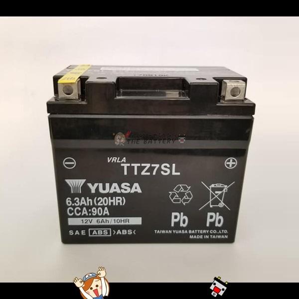 TAIWAN YUASA YTZ7S 互換 TTZ7SL バッテリー 台湾 製 二輪 バイク : バッテリーのことならザバッテリー - 通販 ...