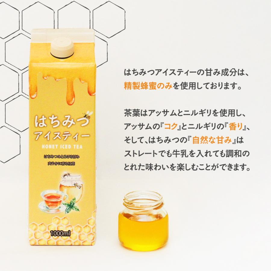 6本セット はちみつアイスティー 1000ml×6 | 常温宅急便 はちみつ 紅茶 ストレート ティー パック ハニー アイスティー 送料無料 : the Bon inc.輸入菓子食品 ...