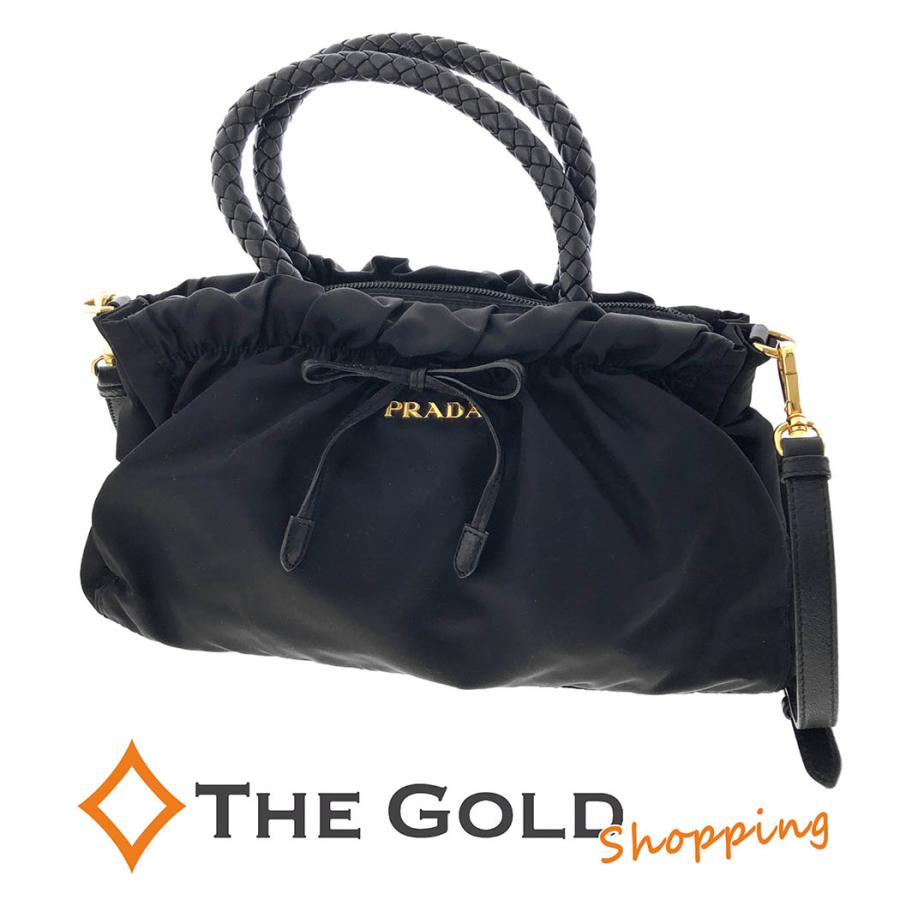 PRADA 2WAY ショルダーバッグ BN1631 ハンドバッグ ナイロン ブラック レディース プラダ 中古 : tnk-19441 ...