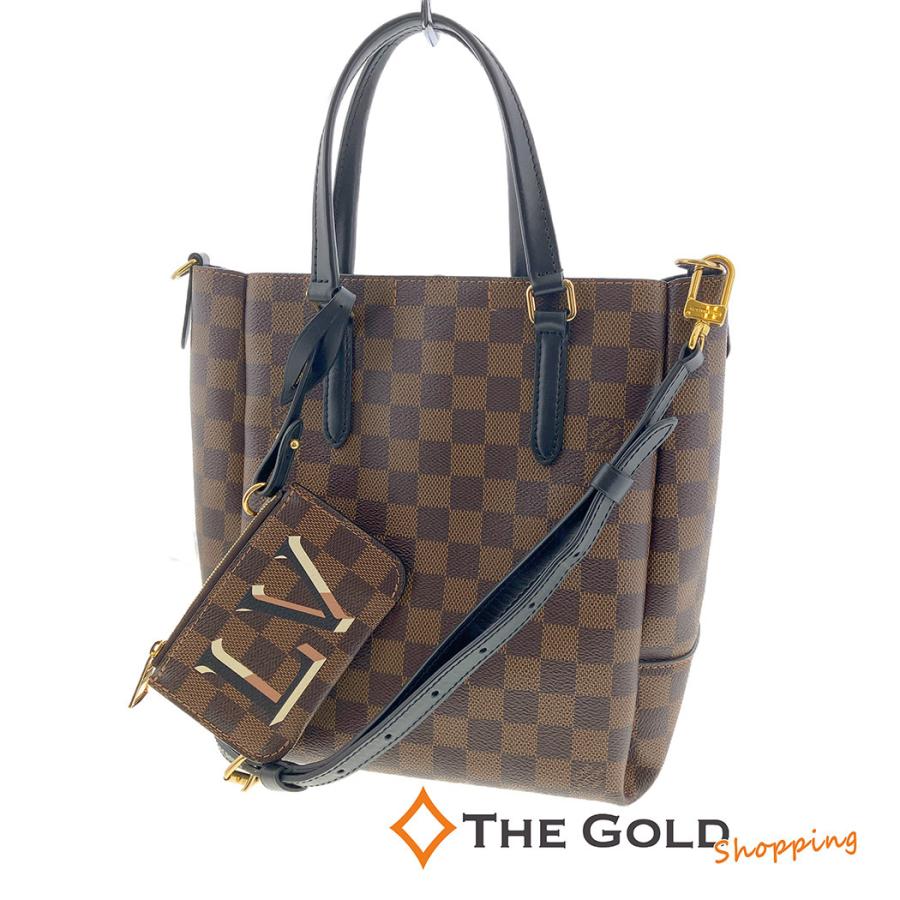 ルイヴィトン LOUIS VUITTON N60348  ベルモント NB BB ダミエ  トートバッグ ダミエキャンバス 中古 LOUIS VUITTON（ルイ・ヴィトン） ベルモントNV BB N60348 ダミエ