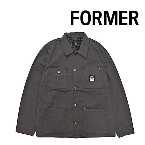 FORMER ジャケット FORMER RESS CHORE JACKET (BARK） アウター メンズ フォーマー : fo-press ...