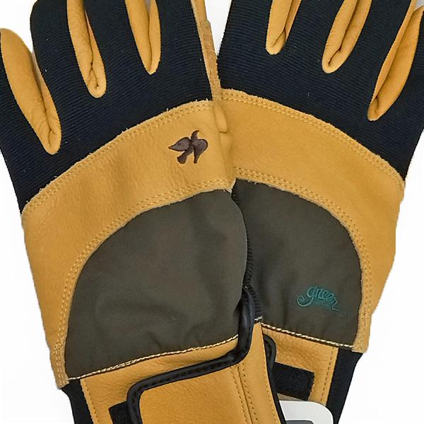 24-25 GREEN CLOTHING ワーク グローブ WORK GLOVE （TAN / D.KHAKI) スノーグローブ 5本指 男性 ...