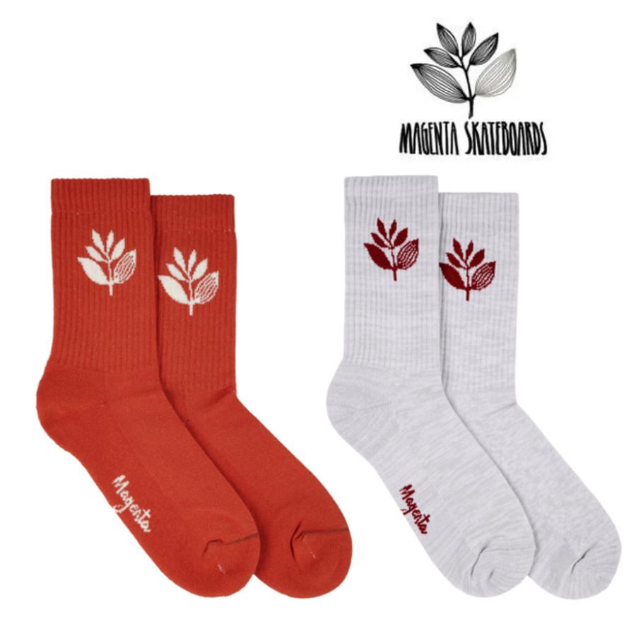 MAGENTA ソックス MAGENTA SKATEBOARDS PLANT SOCKS （AUBURN ASH） メンズ マゼンタ 【MG ...