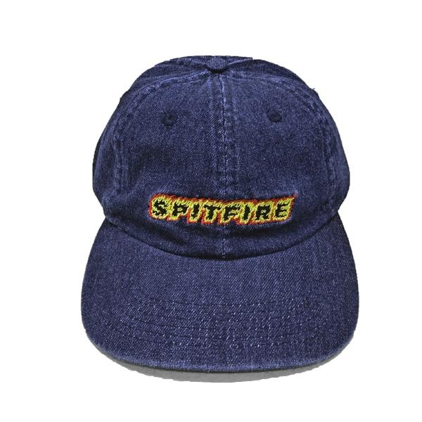 SPITFIRE WHEELS キャップ スピットファイア デニム ブルー CAP ADJ FLAMES SCRIPT STRAP CAP （DENIM） : THE ITAYA - 通販 ...
