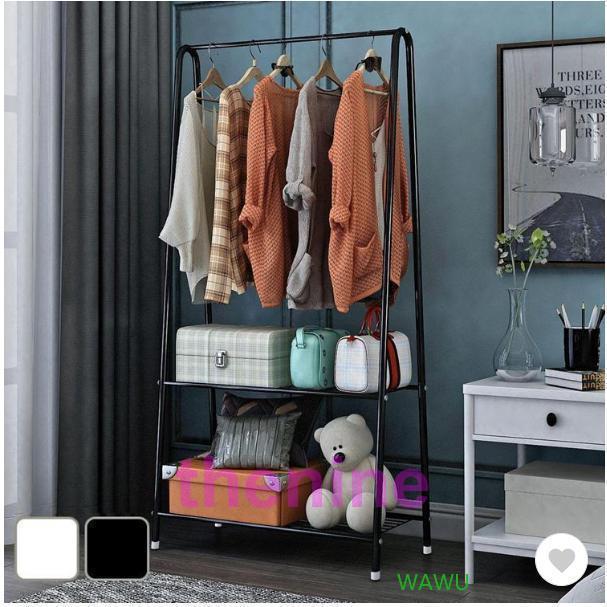 ブランド登録なし ハンガーラック スリム おしゃれ パイプハンガー 幅60cm 省スペース 室内 物干し 収納整理 簡単組立 大容量 衣類収納 ...