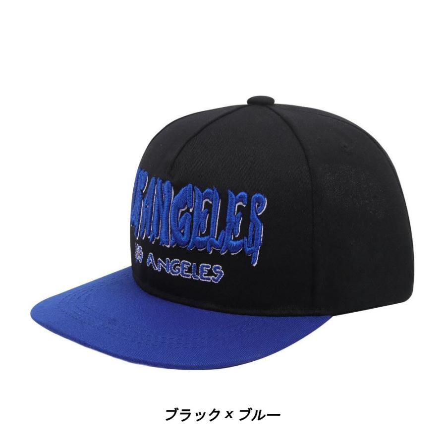 ロサンゼルス グラフィティー 刺繍 スナップバック フラットビル キャップ Los Angeles Snapback CAP (3色 ...