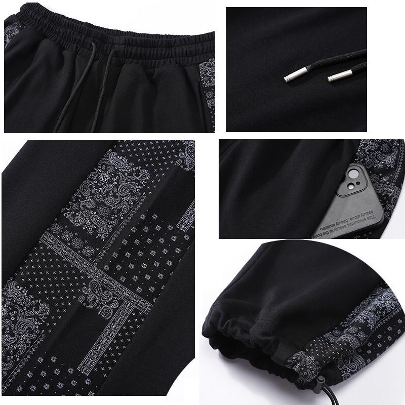 サイド バンダナ柄 スウェットパンツ sweat pants with bandannas ペイズリー【サイズM〜2XL】 : the largest selection - 通販 ...