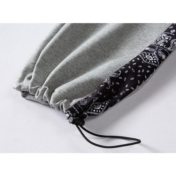サイド バンダナ柄 スウェットパンツ sweat pants with bandannas ペイズリー【サイズM〜2XL】 : the largest selection - 通販 ...
