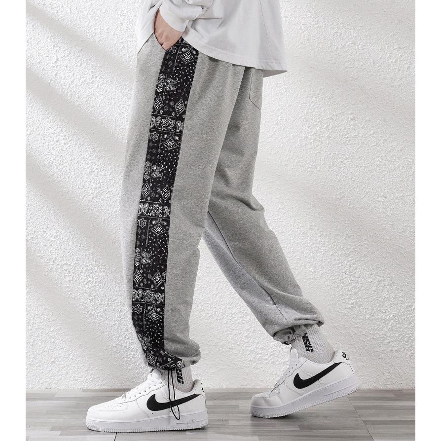 サイド バンダナ柄 スウェットパンツ sweat pants with bandannas ペイズリー【サイズM〜2XL】 : the largest selection - 通販 ...