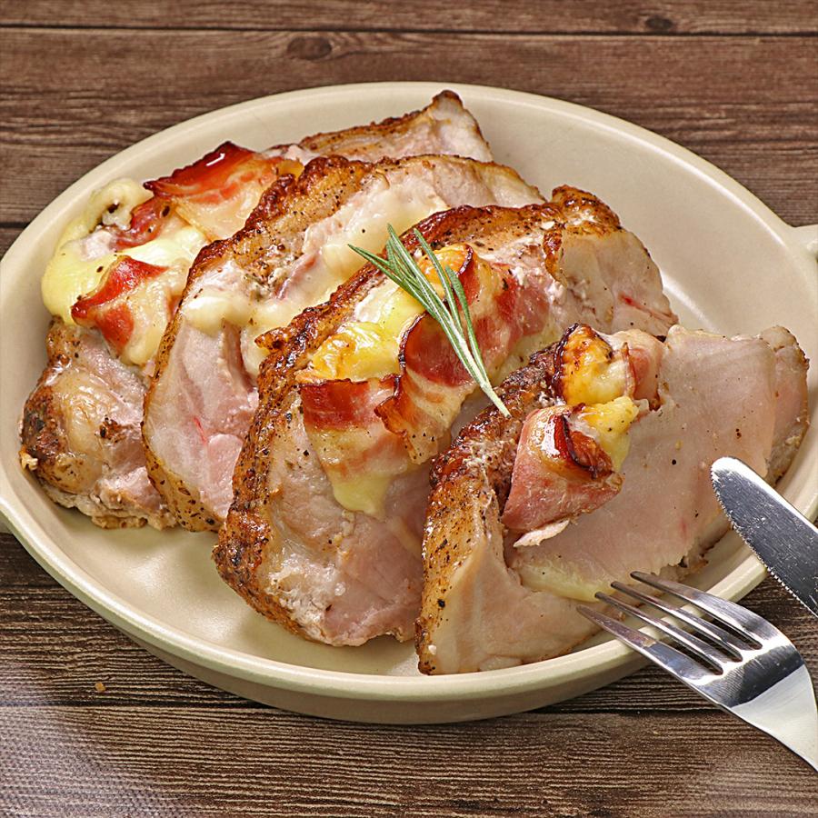 ロティ・オルロフ 550g（ハーフサイズ） ベーコンとチーズを挟んだ豚肉のロースト 未加熱ブロック(冷凍・生) 味付け済み 未調理 調理セット : ミートガイ - 通販 - Yahoo!ショッピング