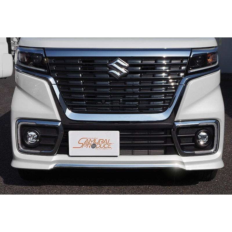 サムライプロデュース スペーシアカスタム MK53S フロントリップ ガーニッシュ 1P 鏡面仕上げ : カーパーツのサムライプロデュース - 通販 - Yahoo!ショッピング