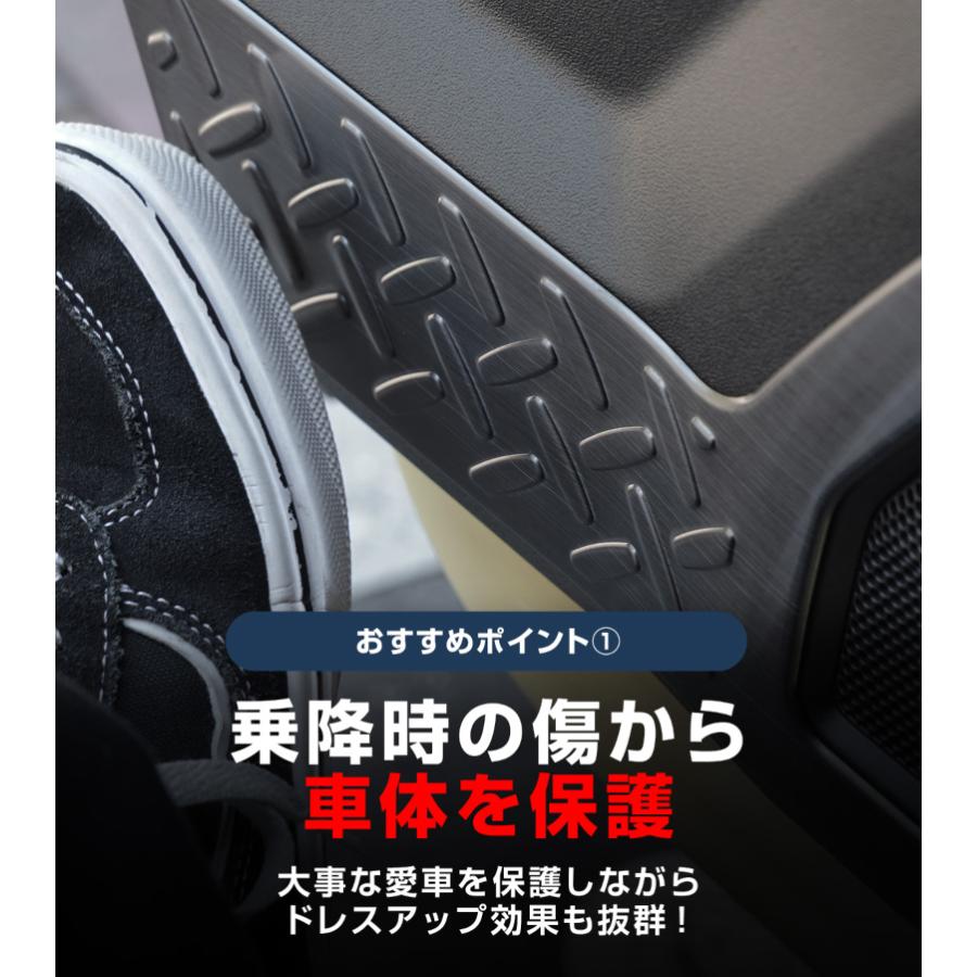 サムライプロデュース ジムニー ノマド JC74W 専用 インナードアプロテクションカバー 縞鋼板柄 4P ブラックヘアライン 予約/10月20日頃入荷予定 : カーパーツのサムライ ...