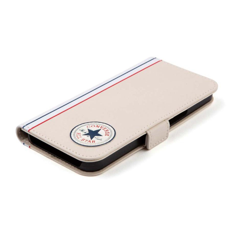 CONVERSE Uncle Patch&Stripes Book Type Case IVORY【iPhone 13対応 ...